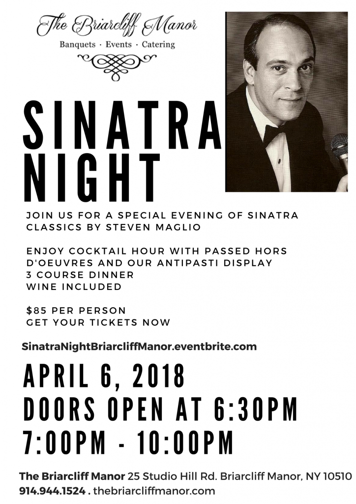 Sinatra Night with Steven Maglio | The Briarcliff Manor