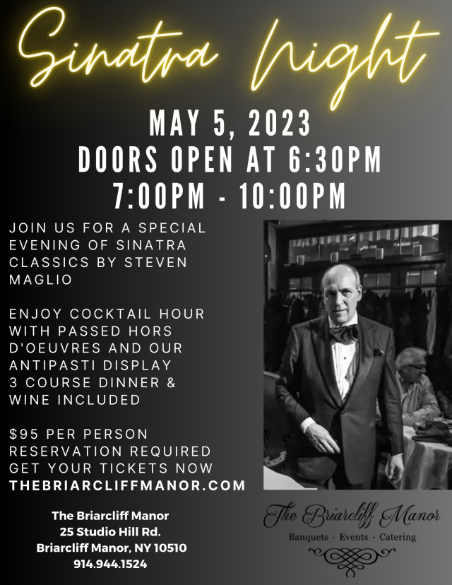 May Sinatra Night at The Briarcliff Manor