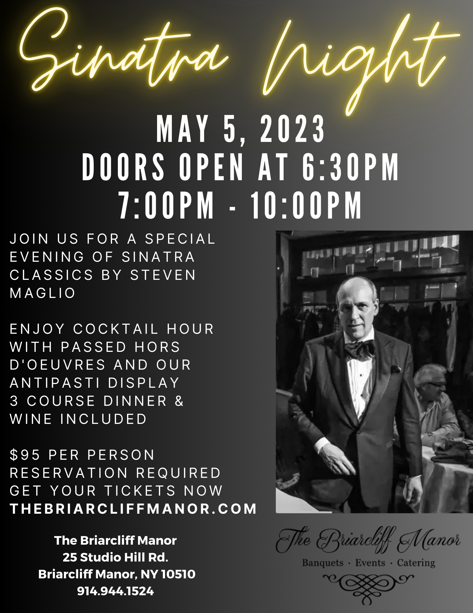 May Sinatra Night at The Briarcliff Manor