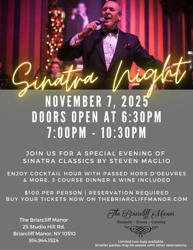 Sinatra Night | November 7, 2025 | The Briarcliff Manor